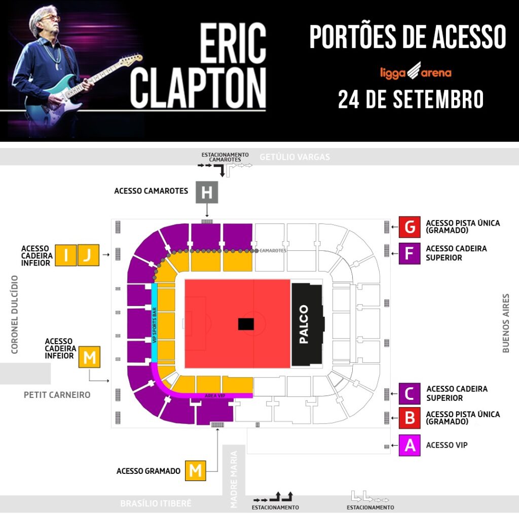 Eric Clapton em Curitiba: confira guia prático do show na Ligga Arena ...